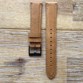 Dark Brown Leather Watch Band - buKo